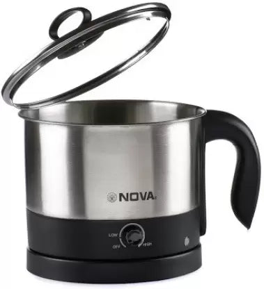 NOVA Multifunction NKT-2729 Electric Kettle (1.2 L, Black, Silver) – Million Lights