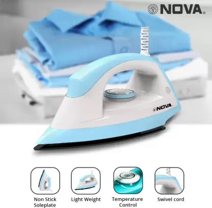 Nova Plus Amaze NI 35 1200 W Dry Iron (Blue & White) – Million Lights
