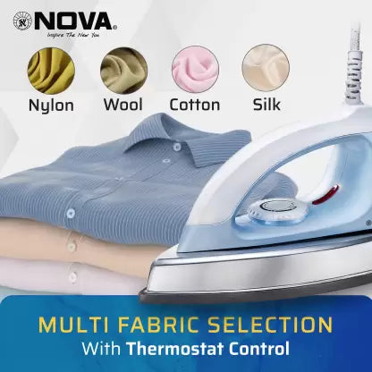 Nova Plus NI 150 Heavy Weight 1100 W Dry Iron (Blue) – Million Lights