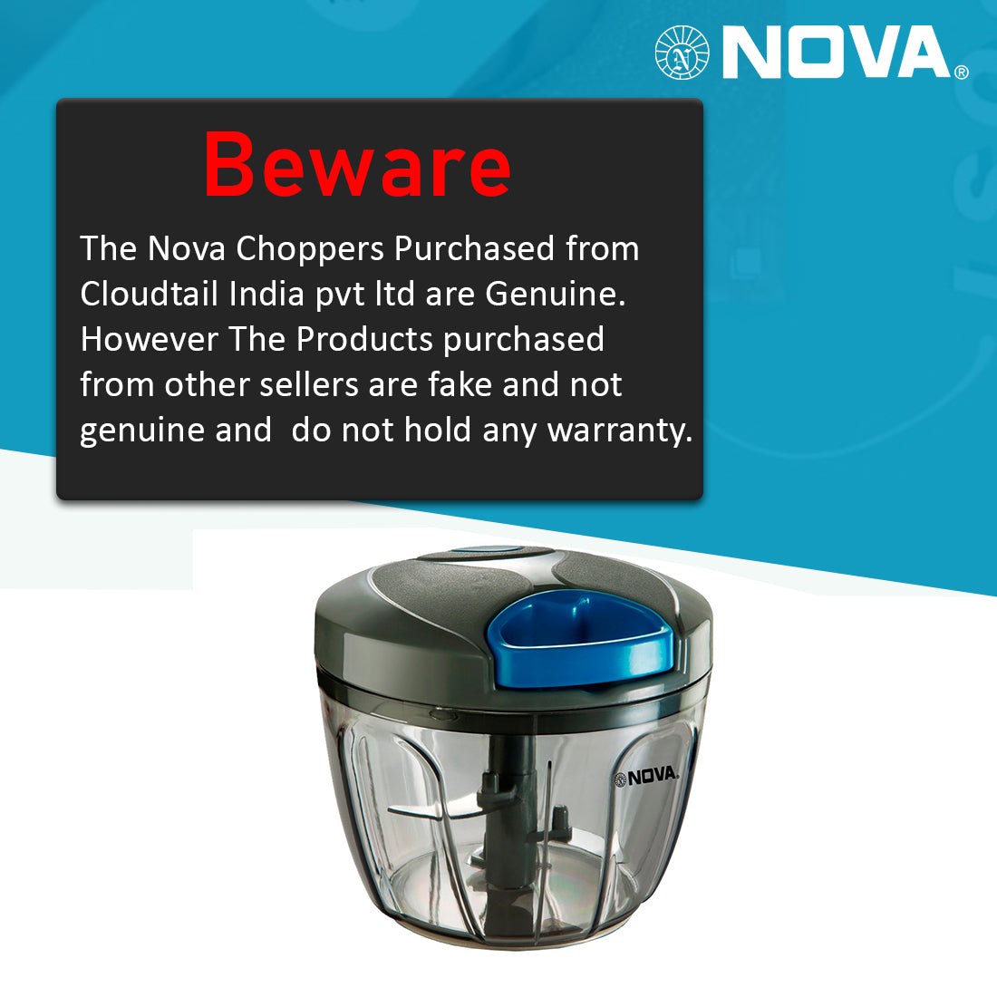 Nova NHC 650 Handy Vegetable Chopper | Hand Chopper – Nova India