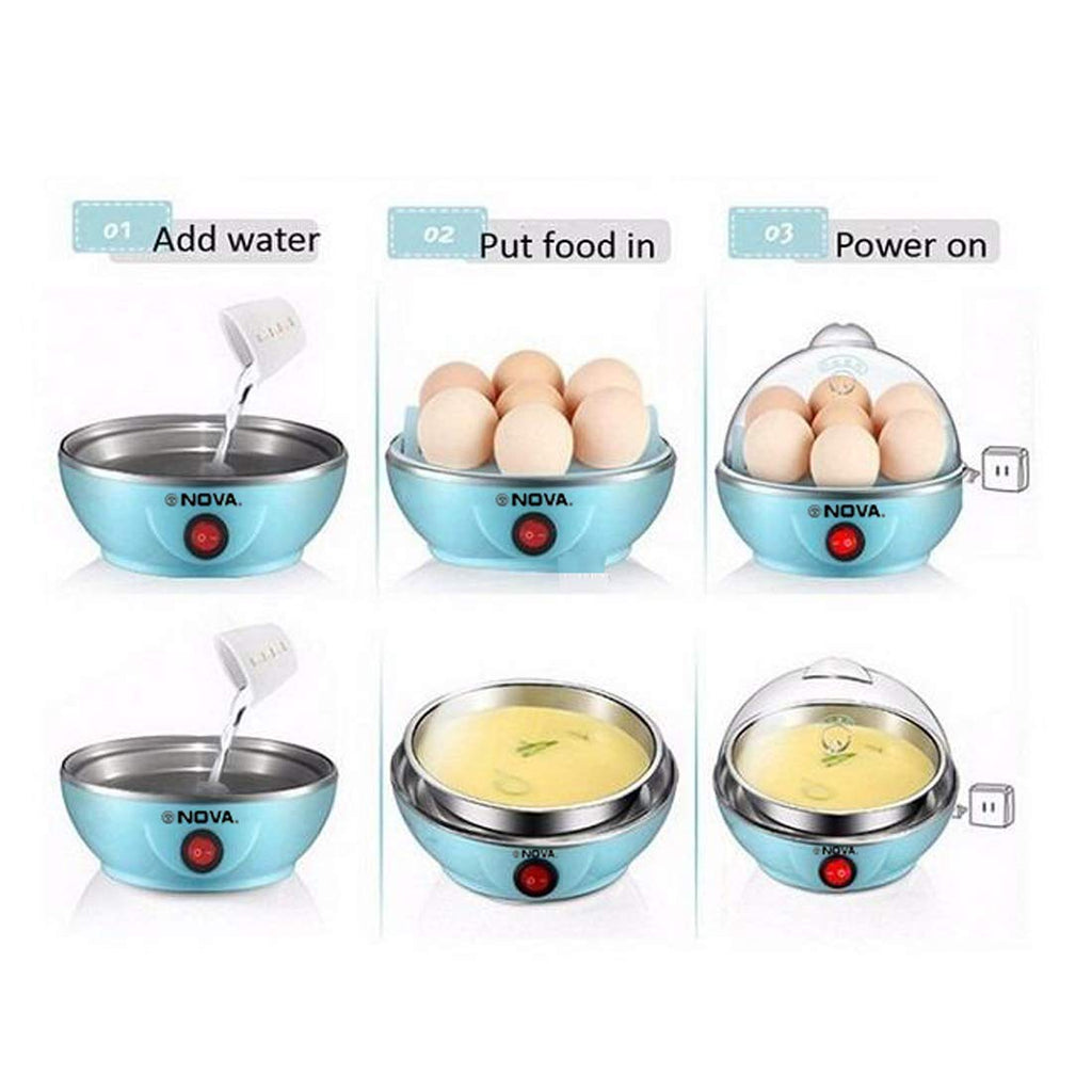 Nova Blue Electric Egg Boiler NEC 1530 Egg Cooker | Egg Boiler ...