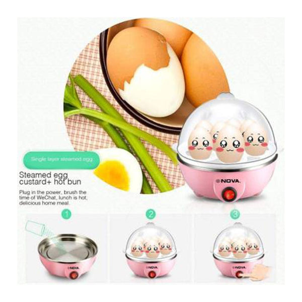 Nova Pink Electric Egg Boiler NEC 1530 Egg Cooker Pink – Million Lights