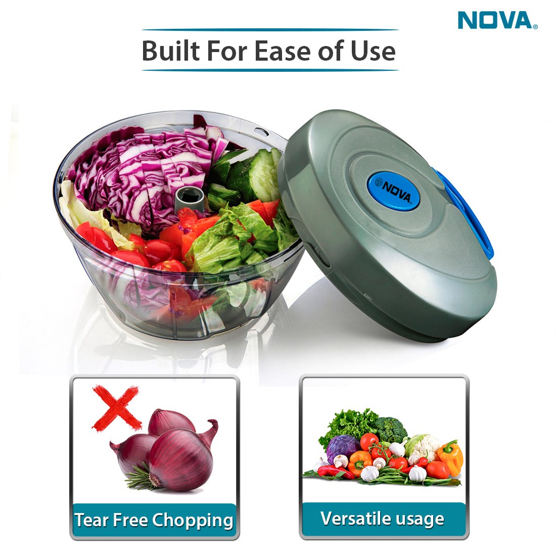 Nova NHC 650 Handy Vegetable Chopper | Hand Chopper – Nova India
