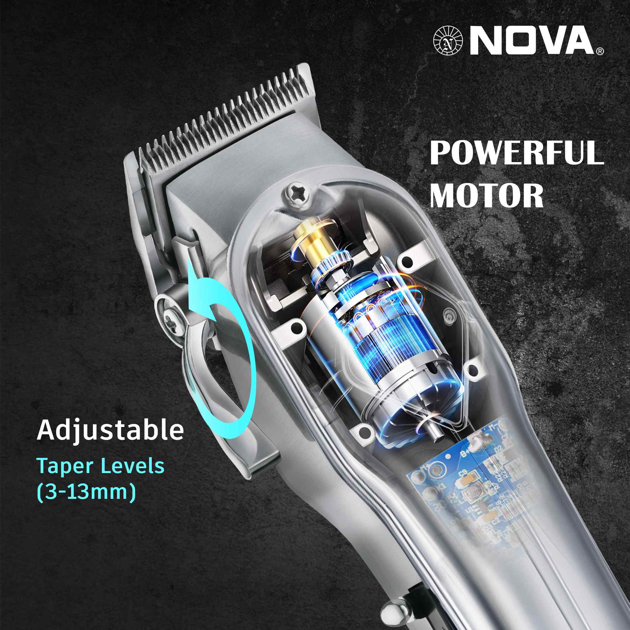 Nova NHT 1068 Runtime: 240 min Trimmer for Men | Hair Clipper – Nova India