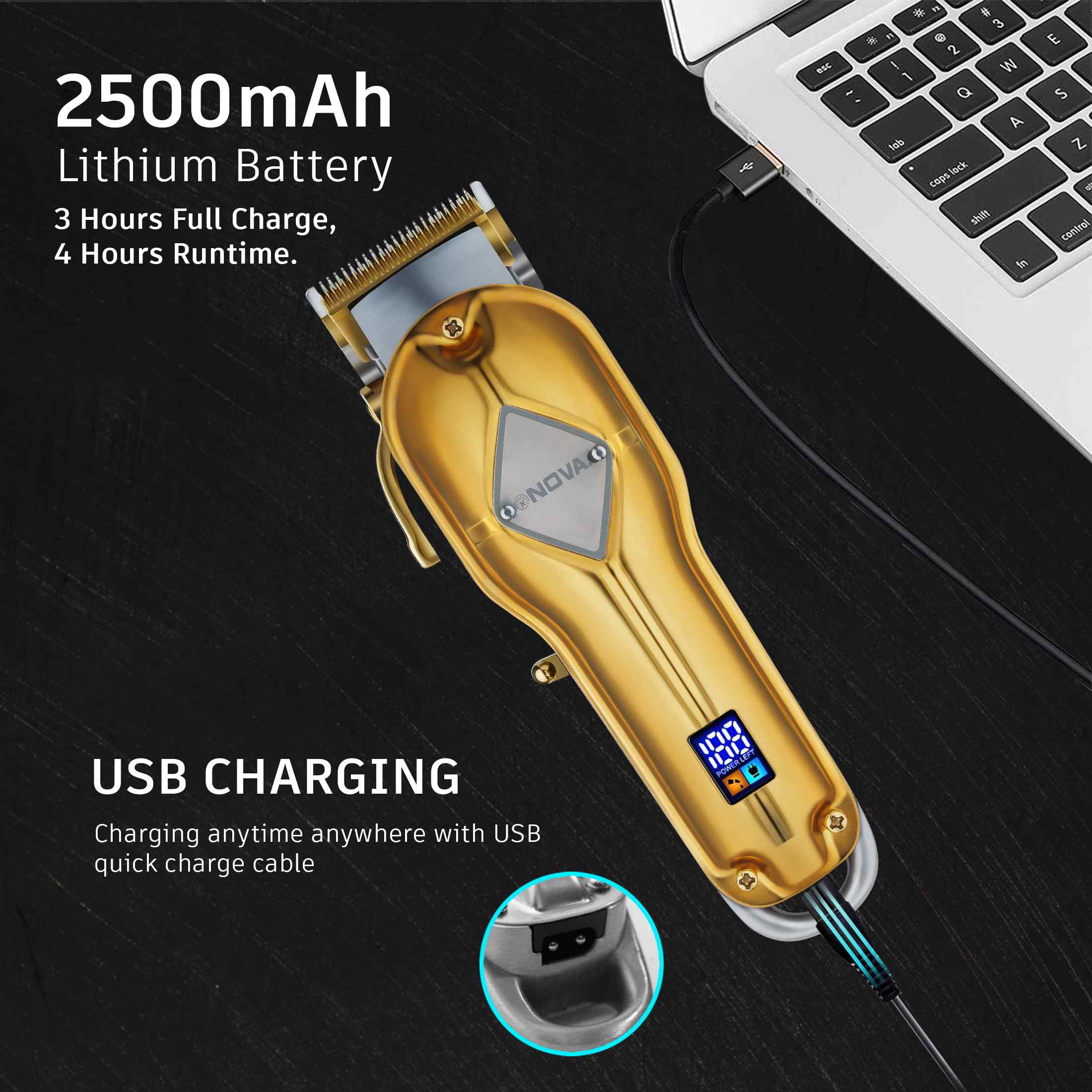 Nova NHT 1069 Cordless Hair Clippers | Best Hair Cutting Machine – Nova ...