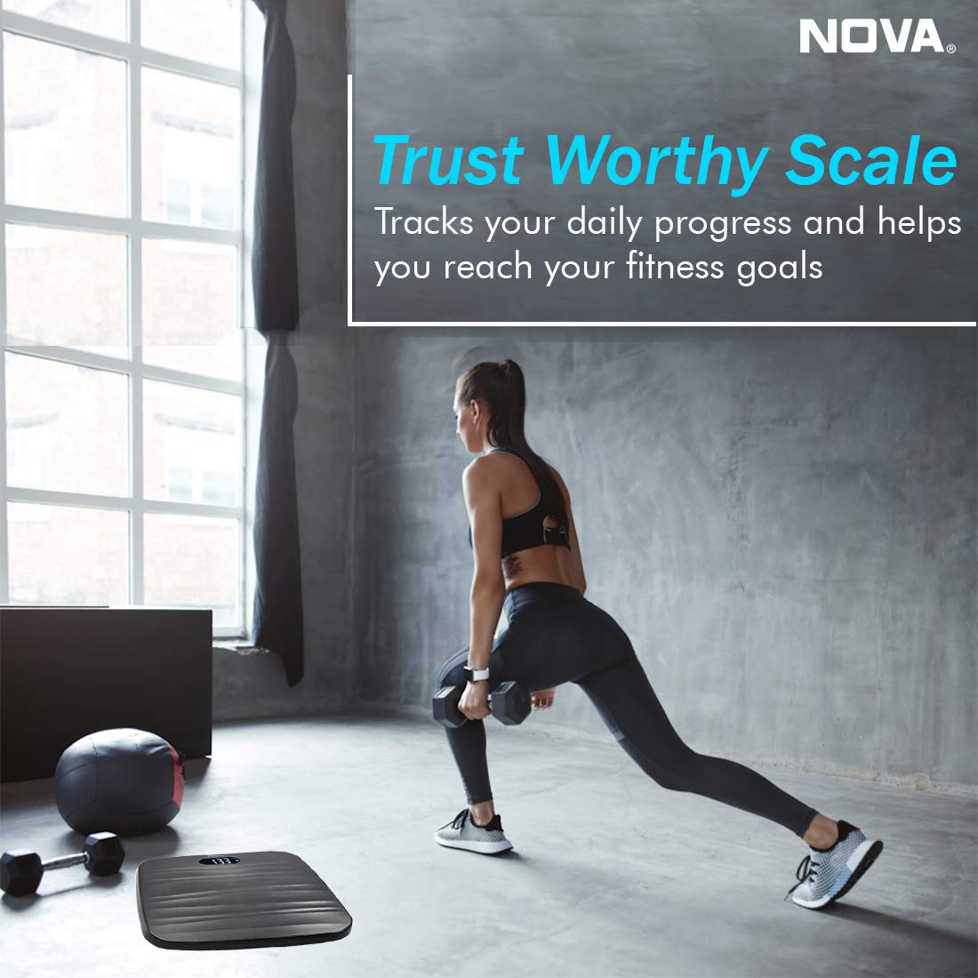 Nova Ultra Lite Personal Digital Weighing Scale | Weighing Scale ...