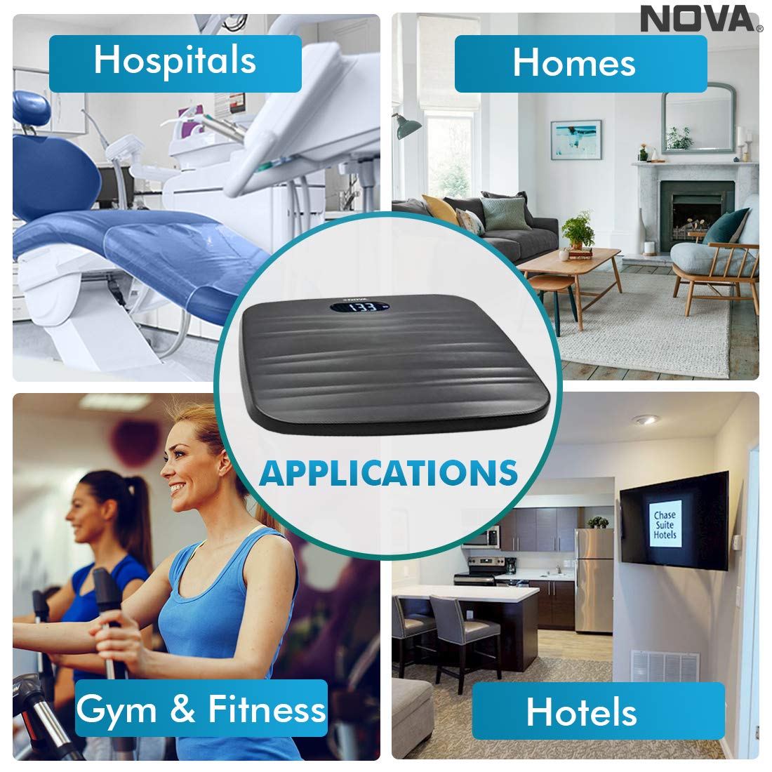 Nova Ultra Lite Personal Digital Weighing Scale | Weighing Scale ...