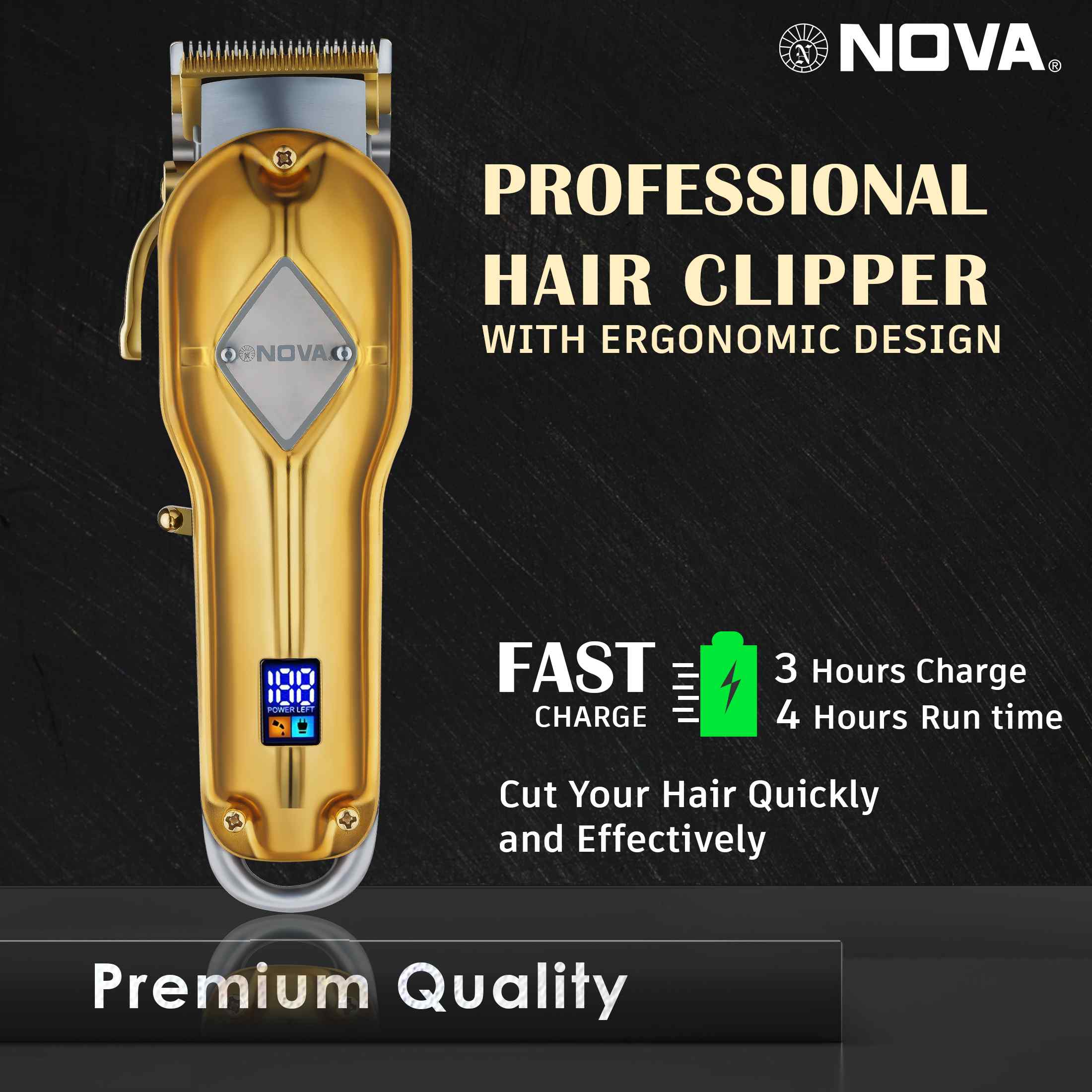 Nova NHT 1069 Cordless Hair Clippers | Best Hair Cutting Machine – Nova ...