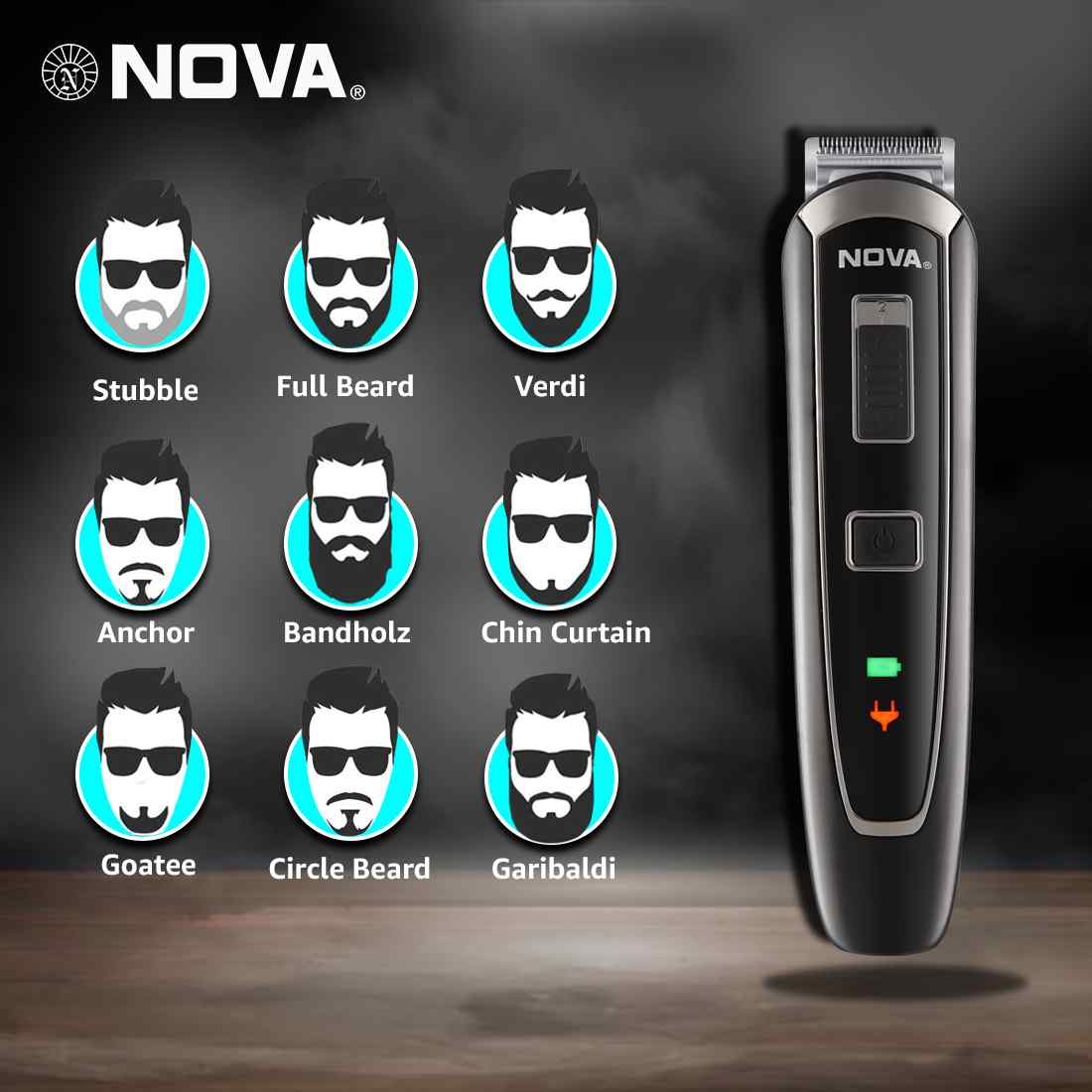 Nova NG 1150 Runtime: 60 Mins Grooming Kit for Men – Million Lights