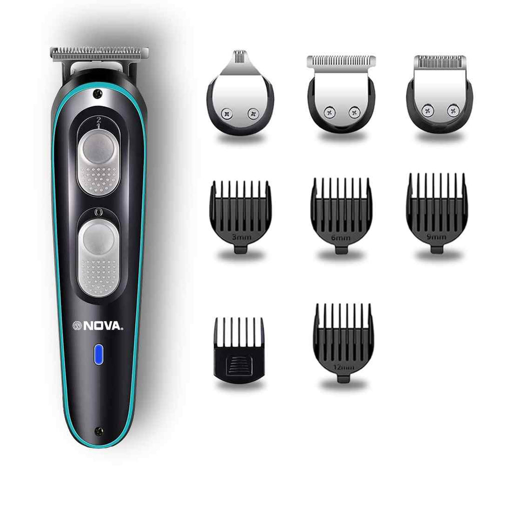 Nova NG 1146 Multi Grooming Kit : 90 Minutes Runtime for Men (Black ...