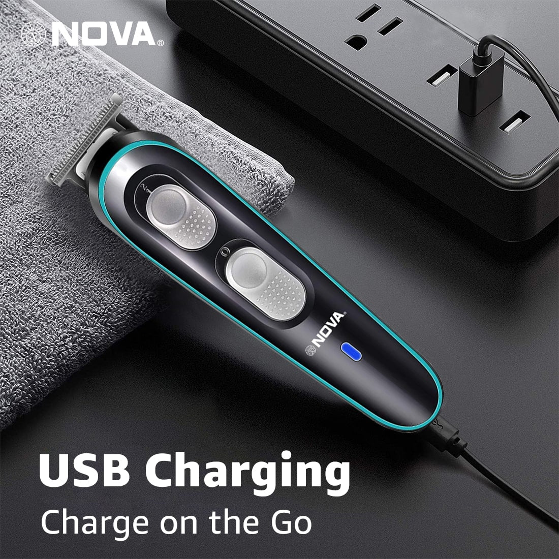 Nova NG 1146 Multi Grooming Kit : 90 Minutes Runtime for Men (Black ...
