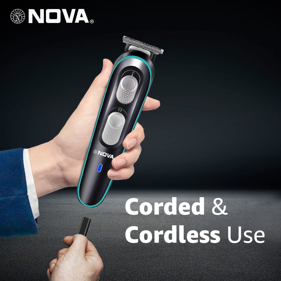 Nova NG 1146 Multi Grooming Kit : 90 Minutes Runtime for Men (Black ...
